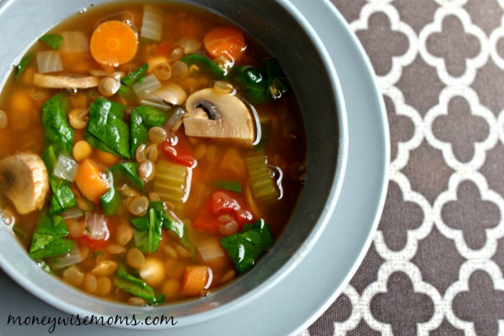 Easy Lentil Vegetable Soup - Moneywise Moms - Easy Family Recipes