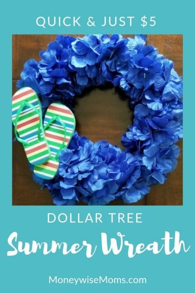 How to Make a Dollar Tree Summer Wreath in 15 Silly Steps - Moneywise ...
