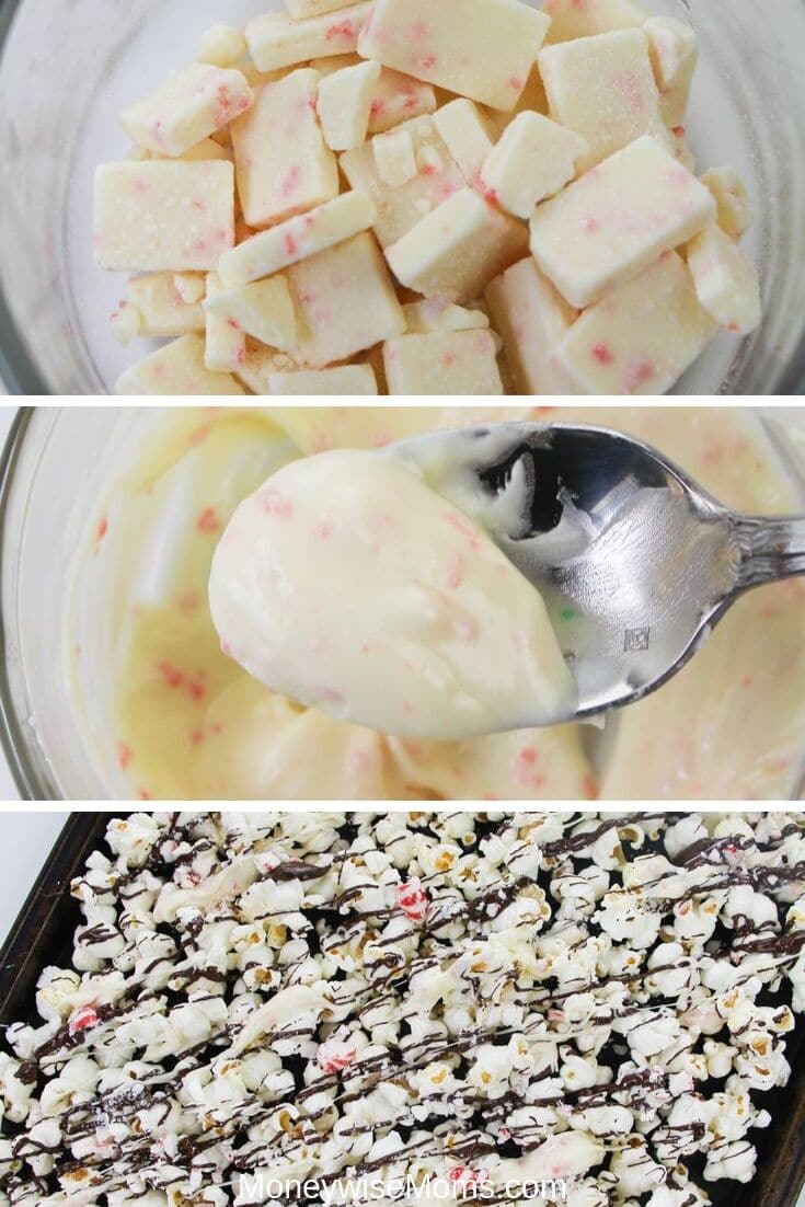 Peppermint Popcorn Bark Recipe - Moneywise Moms - Easy Family Recipes