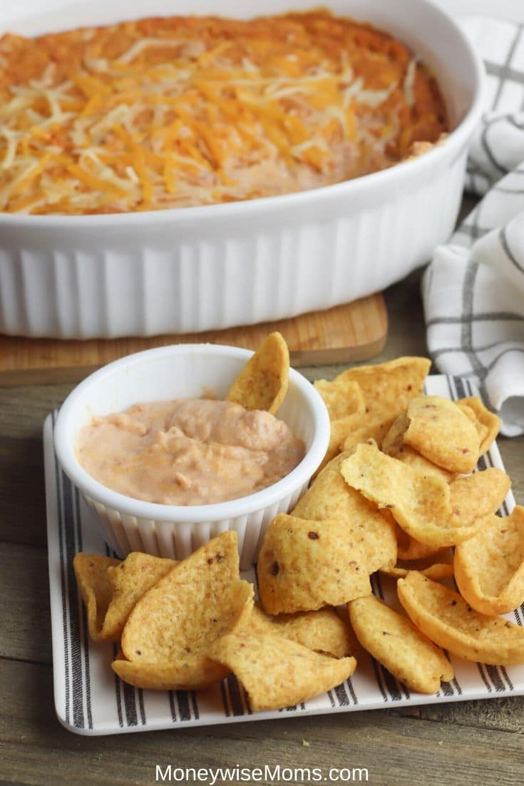 Easy Cheesy Bean Dip Recipe - Moneywise Moms - Easy Family Recipes