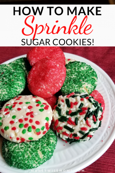 Holiday Sugar Cookies with Sprinkles - Moneywise Moms - Easy Family Recipes