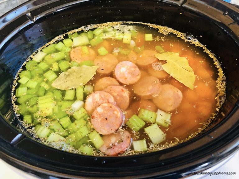 Sausage and Bean Slow Cooker Soup - Moneywise Moms - Easy Family Recipes