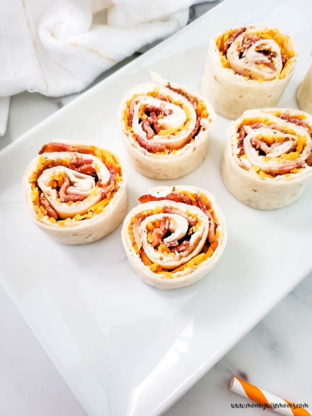 Cheddar Bacon Ranch Pinwheels - Moneywise Moms - Easy Family Recipes