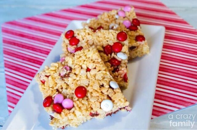 20+ Valentine Rice Krispie Treats - Moneywise Moms - Easy Family Recipes