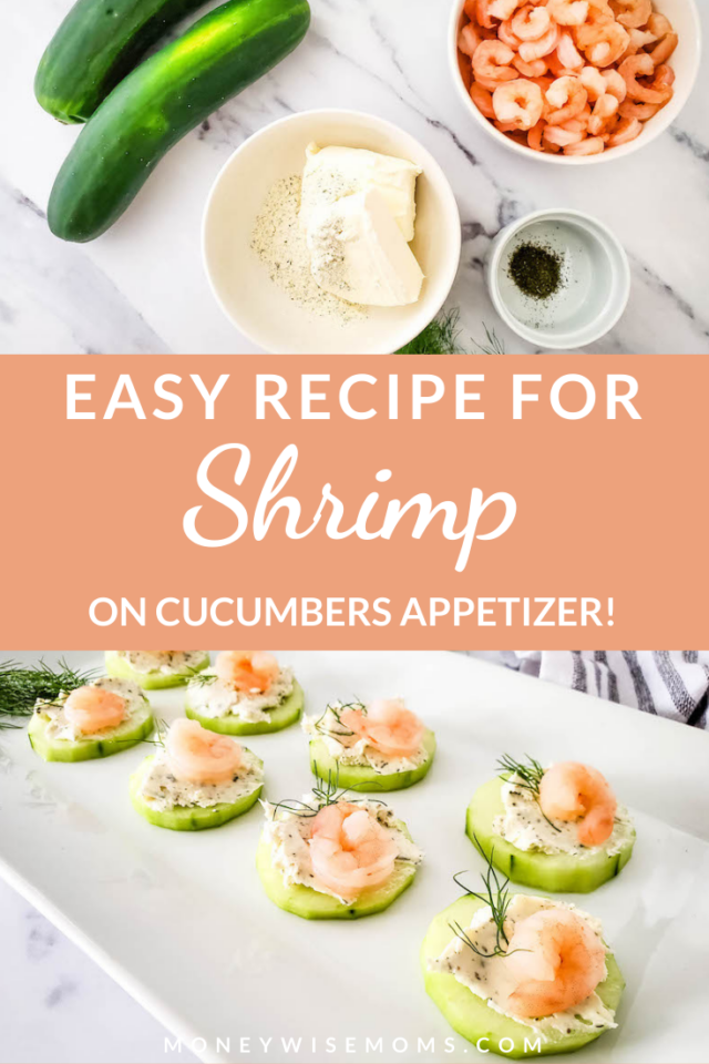 Shrimp on Cucumber Appetizer - Moneywise Moms - Easy Family Recipes