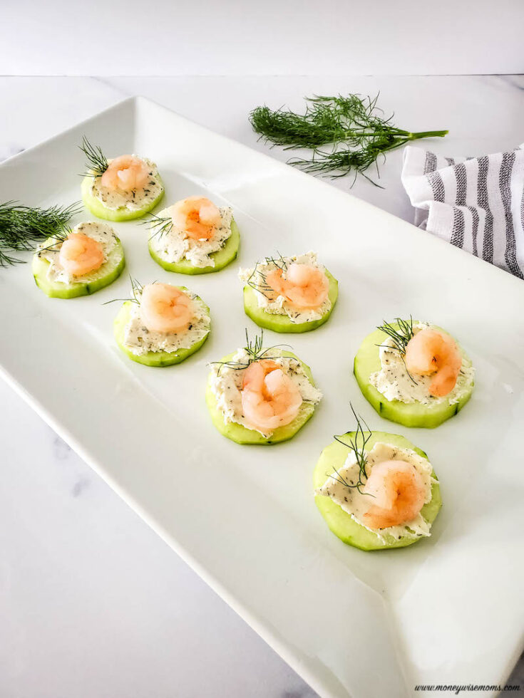 Shrimp on Cucumber Appetizer - Moneywise Moms - Easy Family Recipes