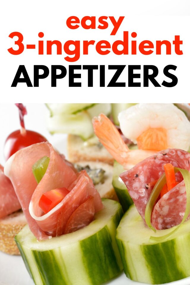 3 Ingredient Appetizer Recipes - Moneywise Moms