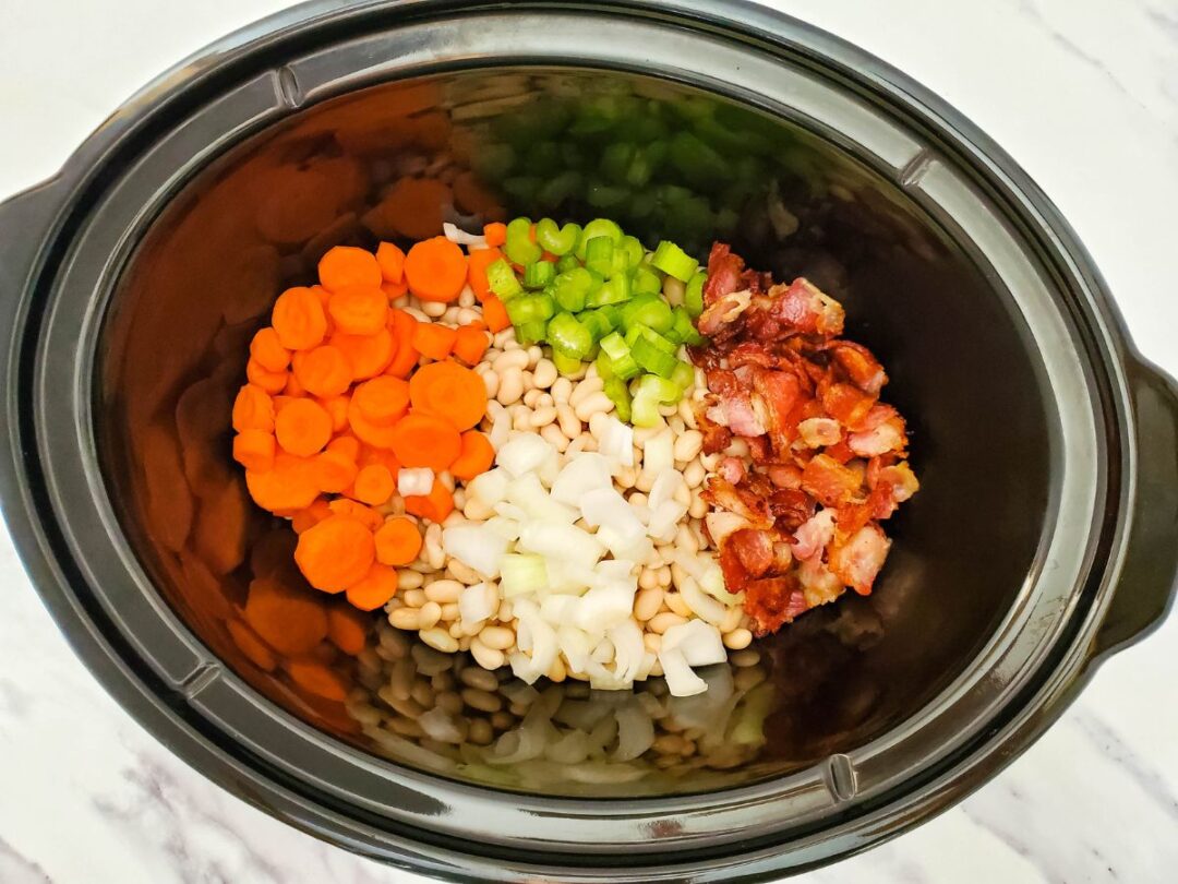 Slow Cooker Bean and Bacon Soup - Moneywise Moms - Easy Family Recipes