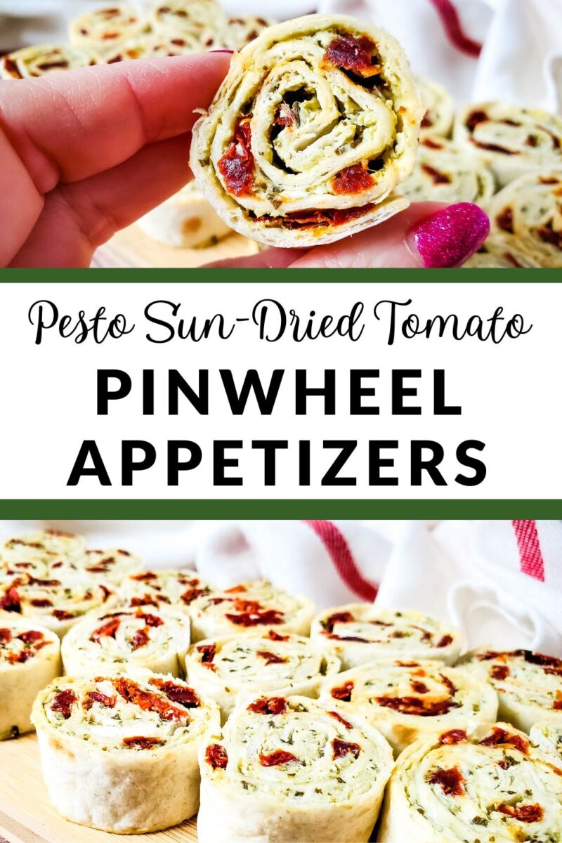 Pesto Sun Dried Tomato Pinwheels - Moneywise Moms - Easy Family Recipes