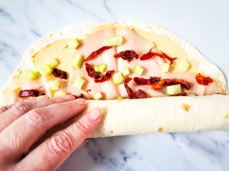 Turkey Hummus Pinwheels - Moneywise Moms - Easy Family Recipes