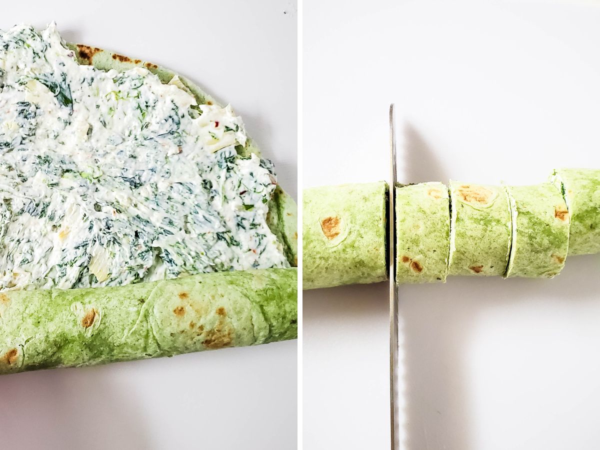 Spinach Artichoke Pinwheel Recipe - Moneywise Moms - Easy Family Recipes