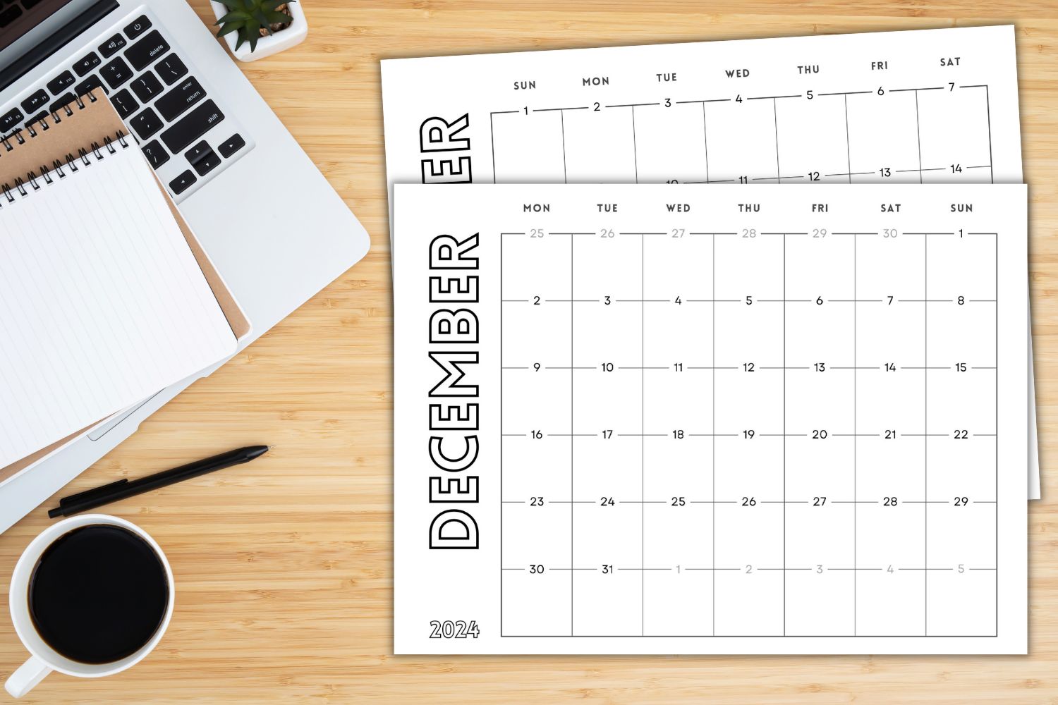 December Free Printable Calendar - Moneywise Moms - Easy Family Recipes