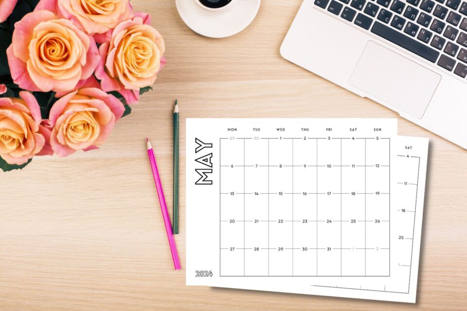 May Free Printable Calendar 2024 - Moneywise Moms - Easy Family Recipes