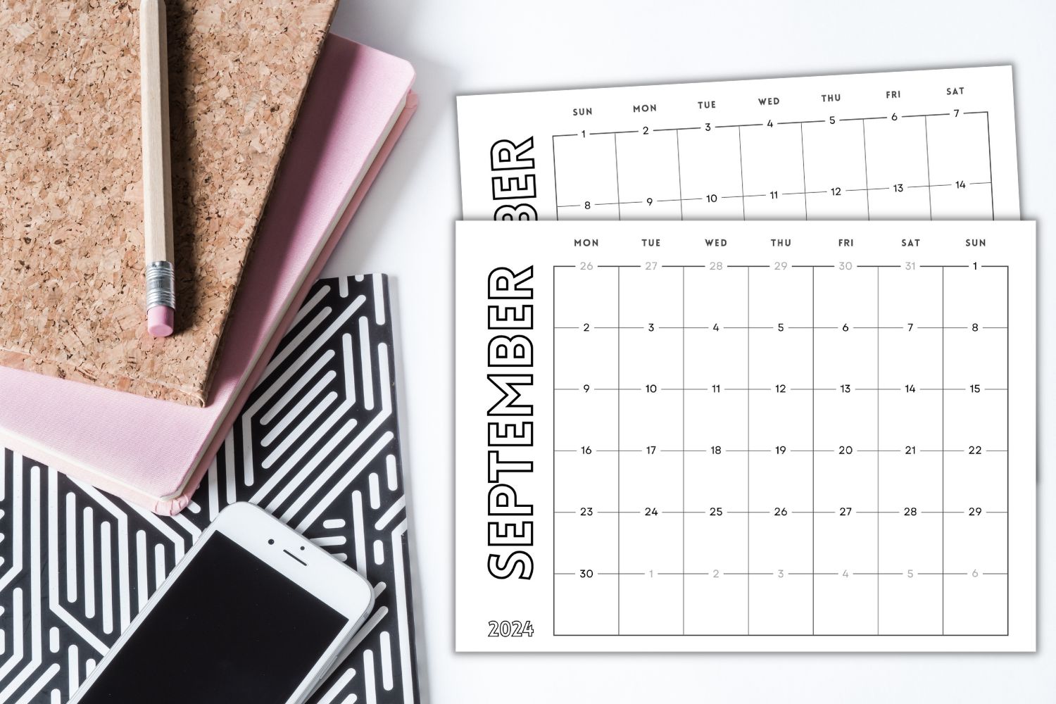 September Free Printable Calendar 2024 - Moneywise Moms - Easy Family ...